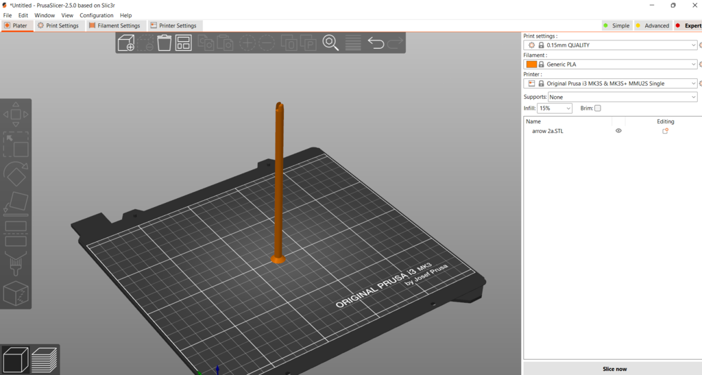 3D print Arrow shaft for costume by Zen Urban Farms | Download free STL ...