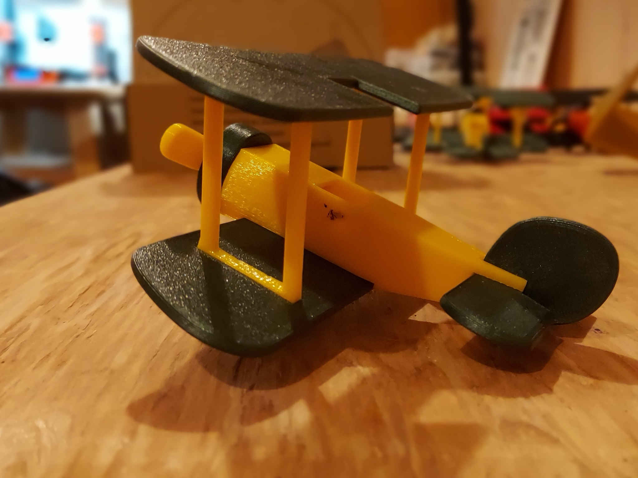 Lego Minifig Sopwith Camel-style biplane by Robert | Download free STL ...