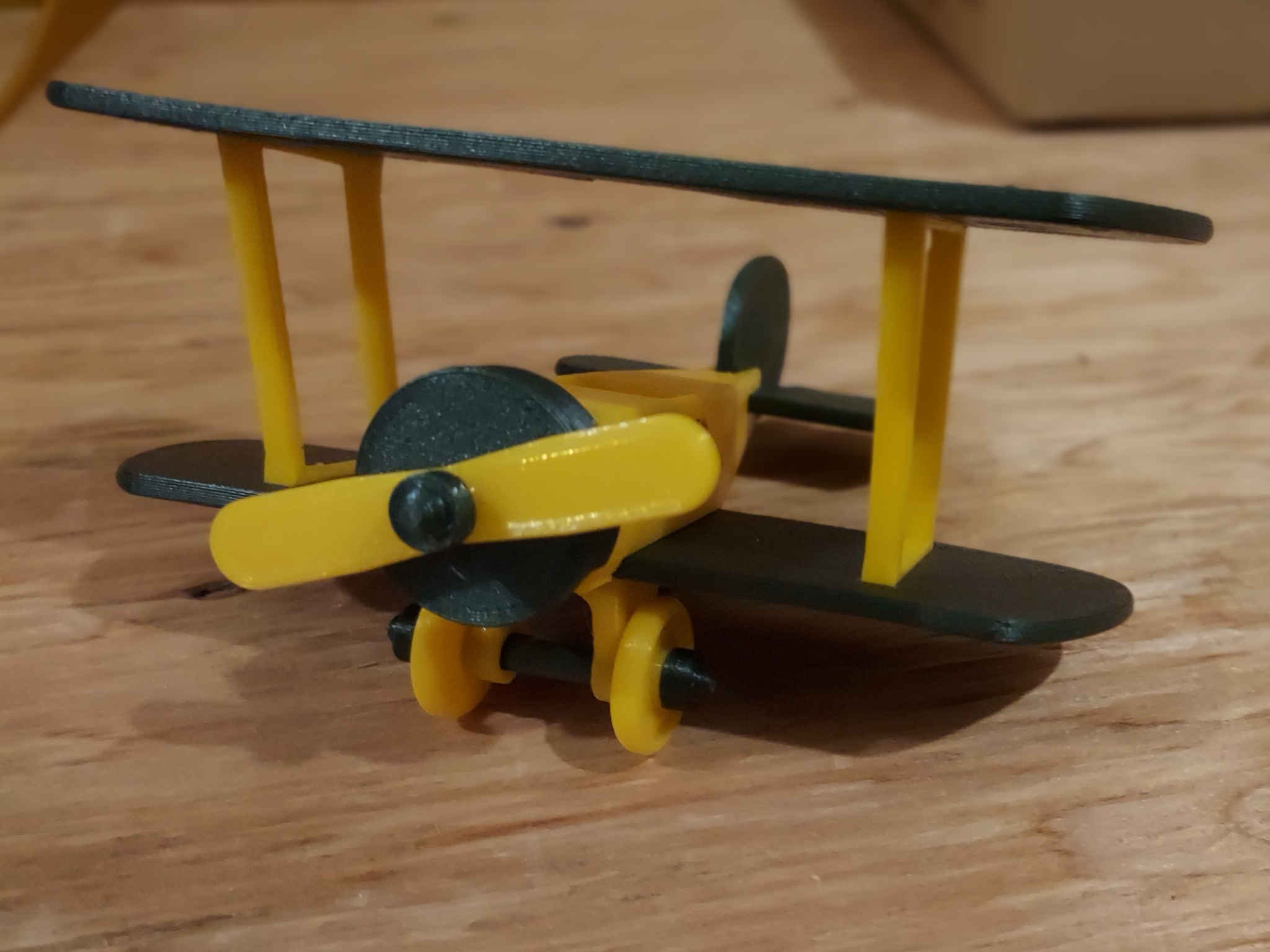 Lego Minifig Sopwith Camel-style biplane by Robert | Download free STL ...