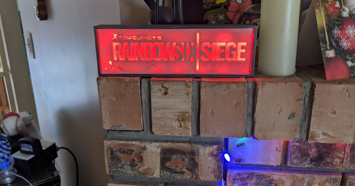 Rainbow Six Siege Light by Phaeton Industries | Download free STL model ...