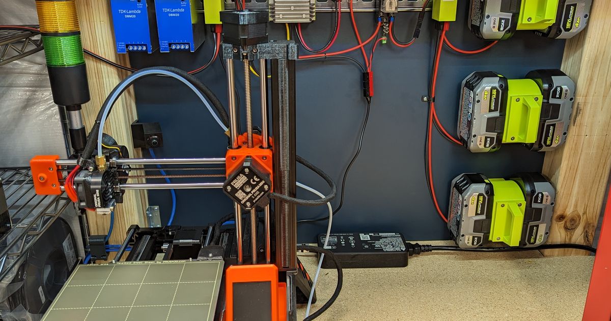 Long runtime UPS for your 3D printer by JPMakesStuff | Download free ...