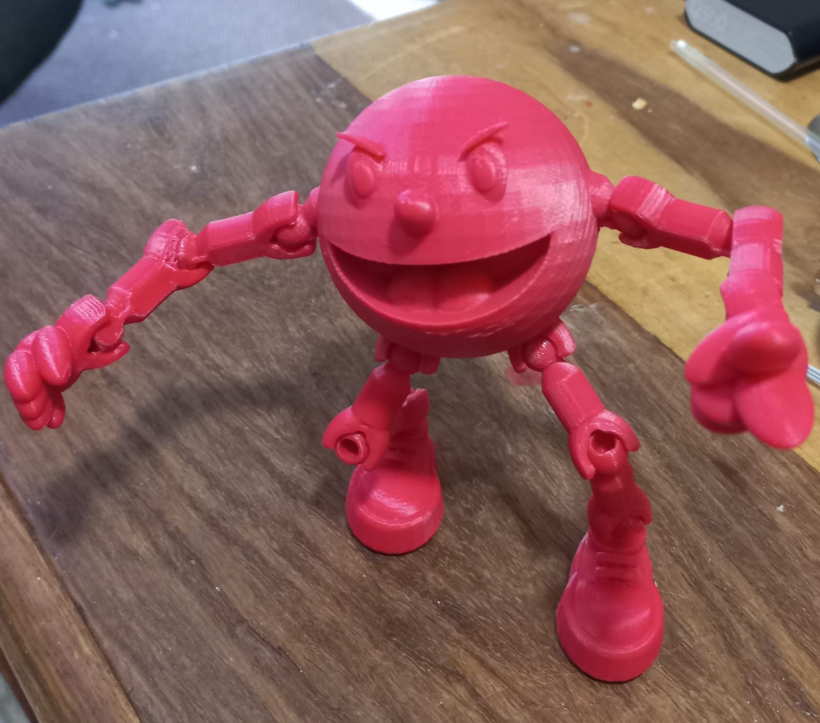 Articulating PacMan action figure by Johann de Jager | Download free ...
