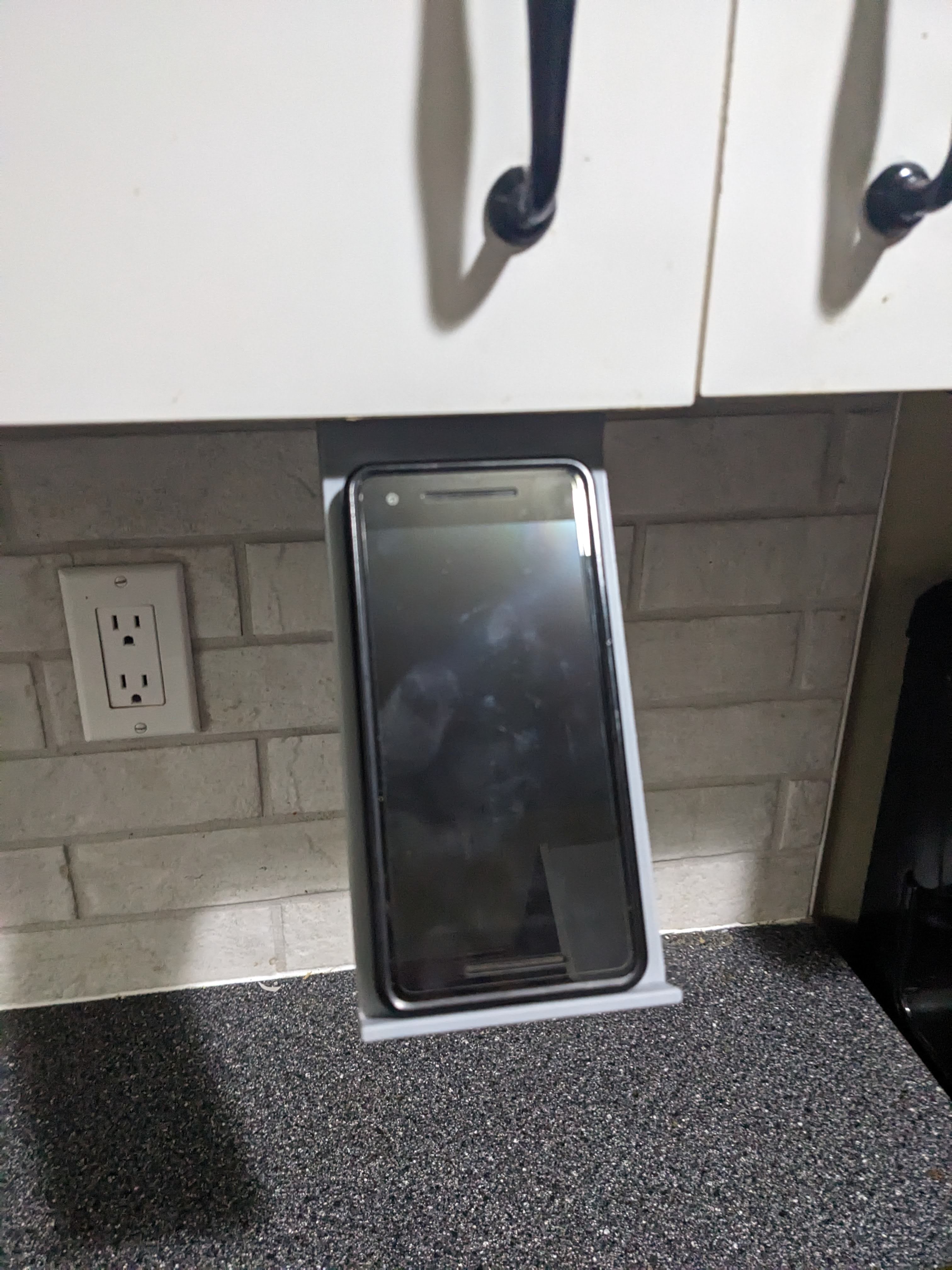 Kitchen Cabinet Phone Mount by Kyle_88 | Download free STL model ...