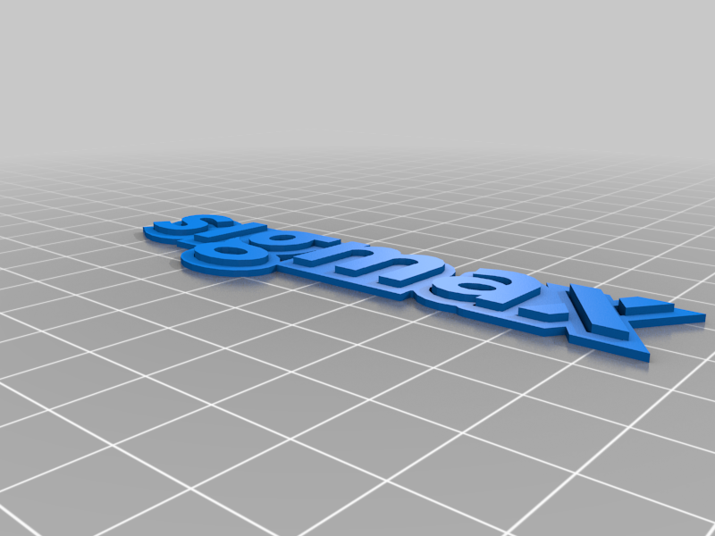 SIGMAX logo to replace broken vinyl logo of BCN3D SigmaX 3D printer ...