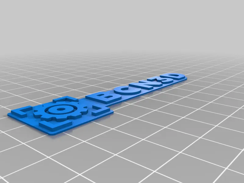 BCN3D logo for replace broken vinyl logo of BCN3D Sigma/SigmaX 3D ...