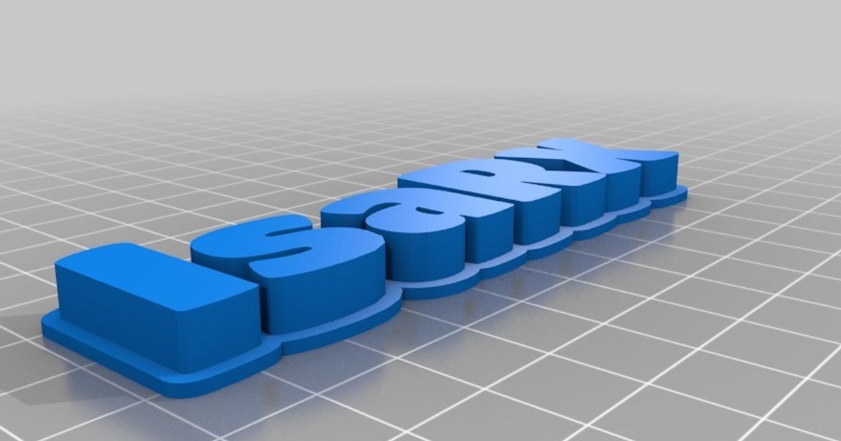 My Customized text storage by Juanjo Chacon | Download free STL model ...