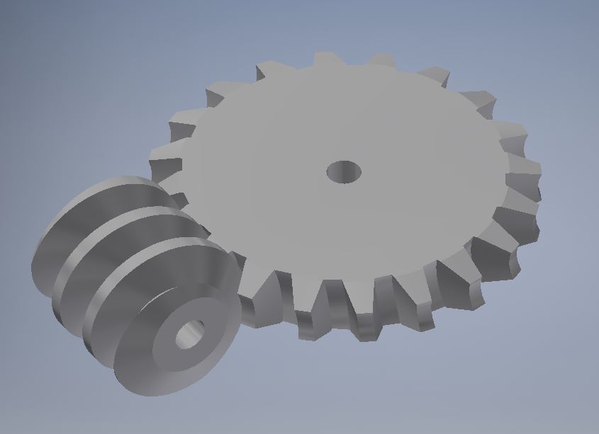 Worm gear 20:1 by MaverickR | Download free STL model | Printables.com