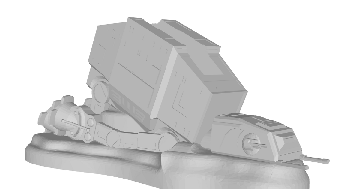 Fallen ATAT Business Card Holder by FergyMcFerguson | Download free STL ...