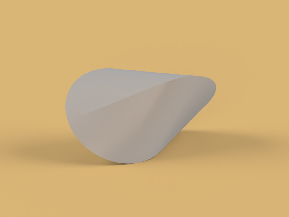 Sloped Oloid by Techniack | Download free STL model | Printables.com