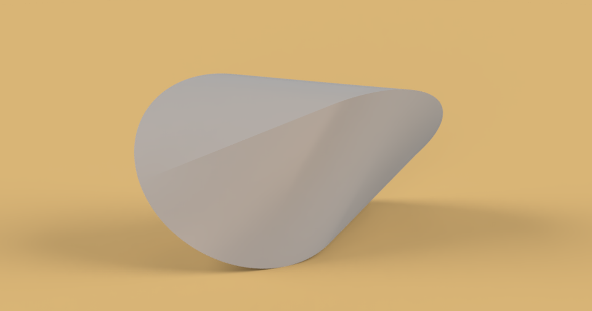 Sloped Oloid by Techniack | Download free STL model | Printables.com