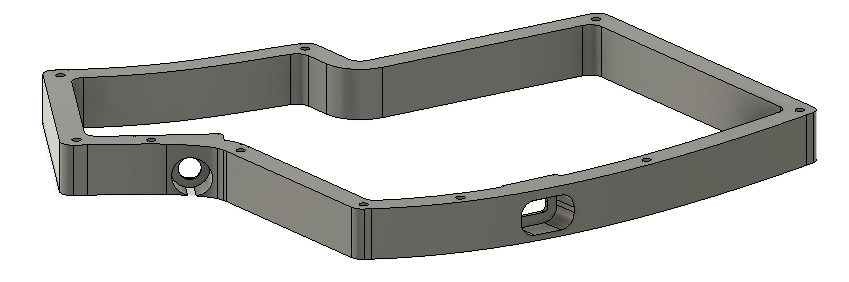 Iris Keyboard Rev4 Mid Layer - 1.5mm plates, stand-off free ...