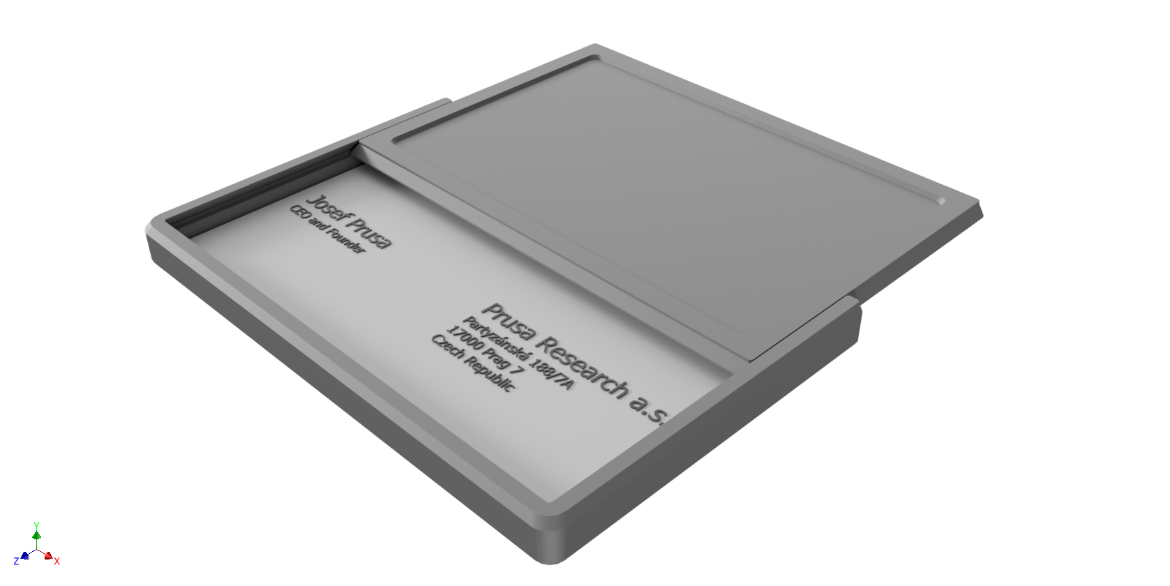 Businesscard Pocketbox by Martin | Download free STL model | Printables.com