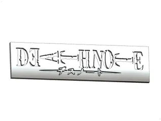 N - Death Note by Referentiel | Download free STL model | Printables.com