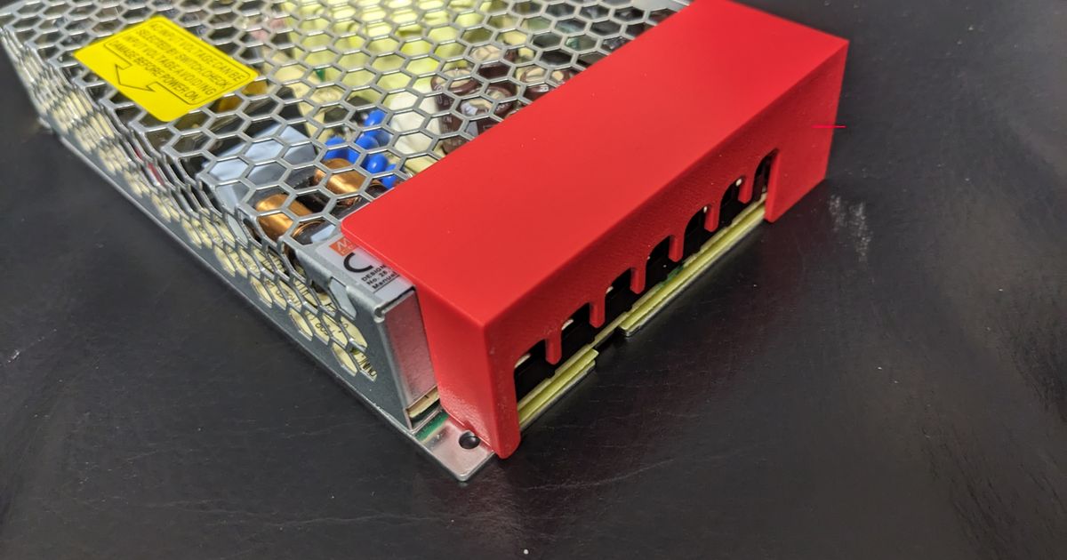 Meanwell PSU Cover by CanisVolans | Download free STL model ...