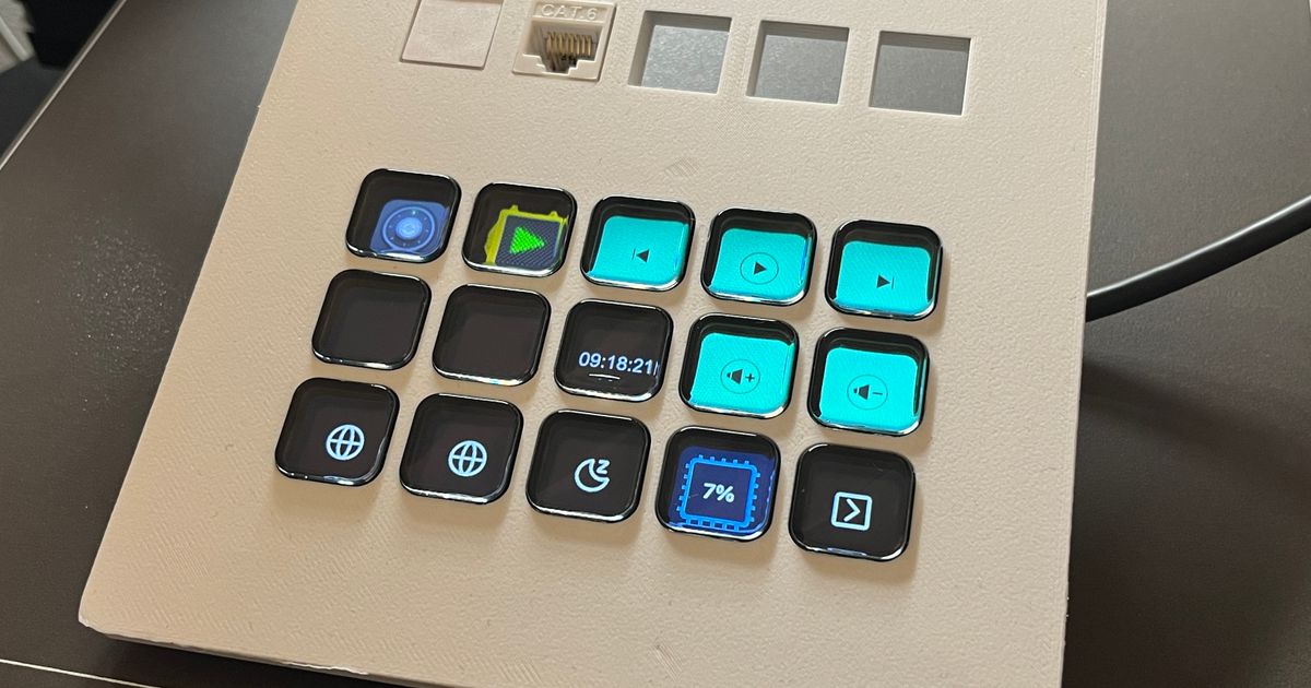 StreamDeck Conference Desk Center Module by Dovydas Miliauskas ...