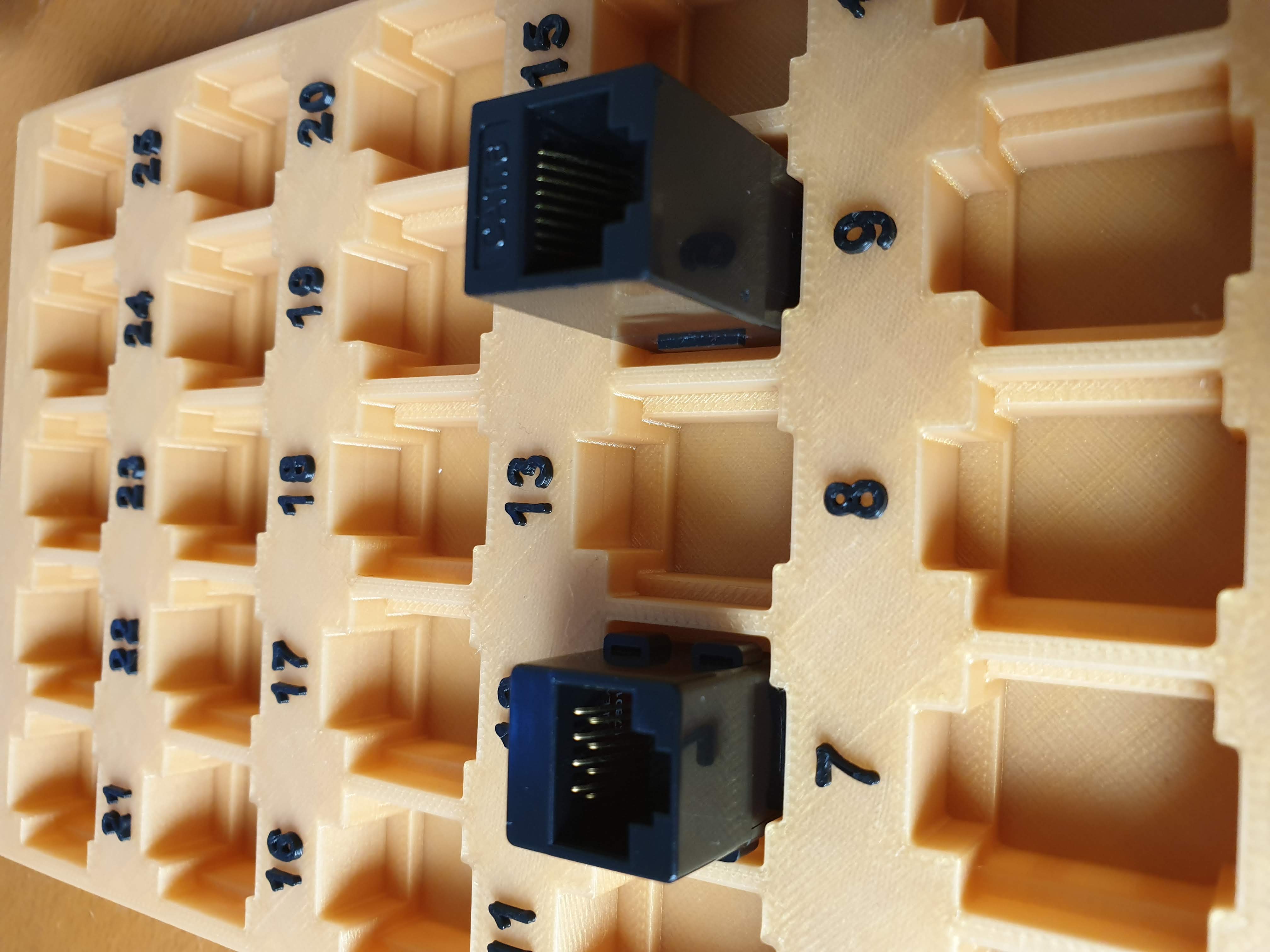 Network coupler tray by DeeJay_NL | Download free STL model ...