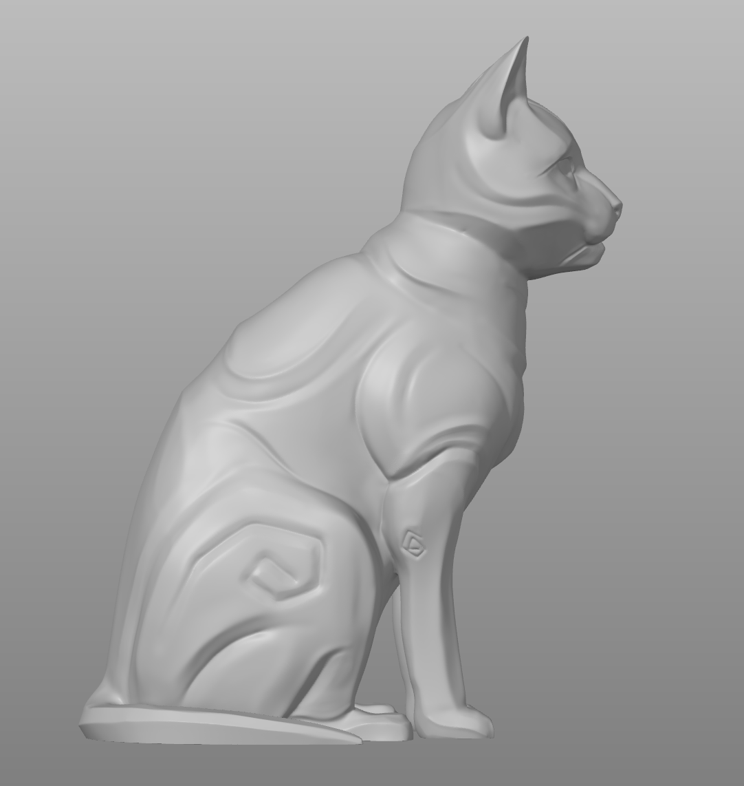 Stylized cat model by Irene | Download free STL model | Printables.com