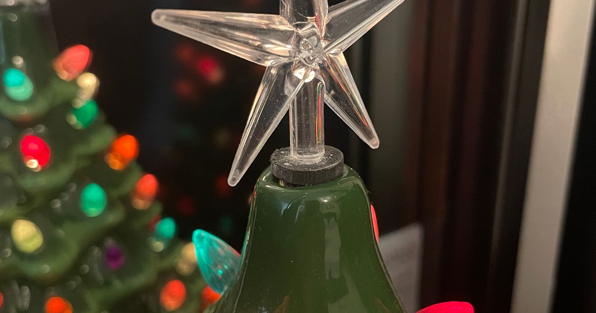 Ceramic Tree Star Grommet by DLG1416 | Download free STL model ...