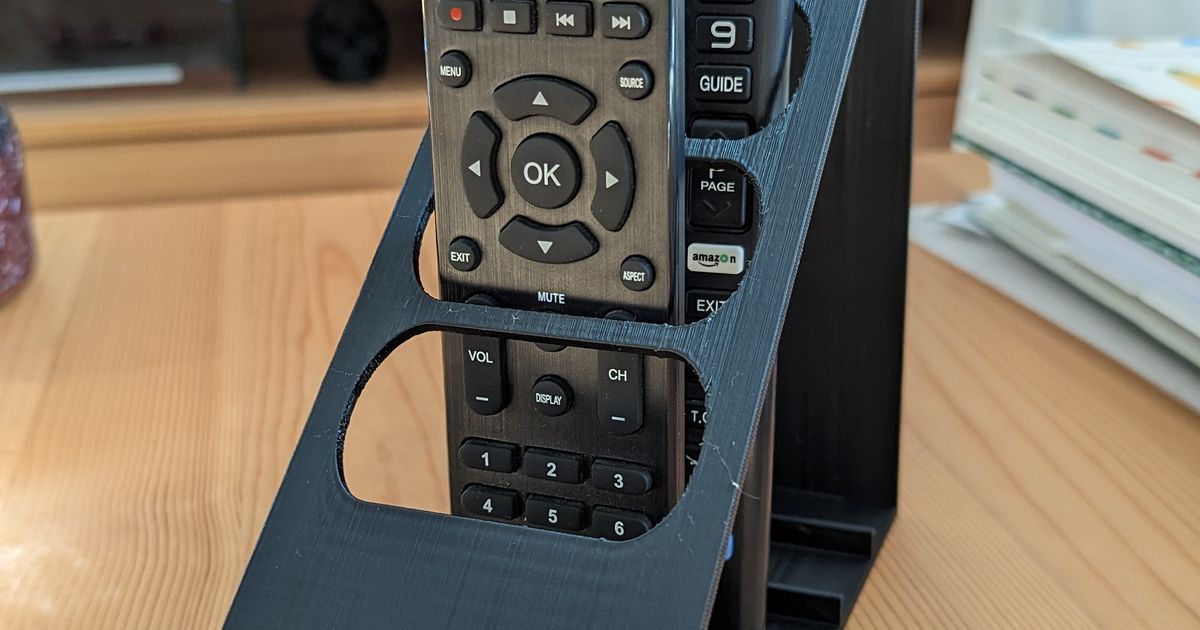 TV Remote Stand by Biny | Download free STL model | Printables.com
