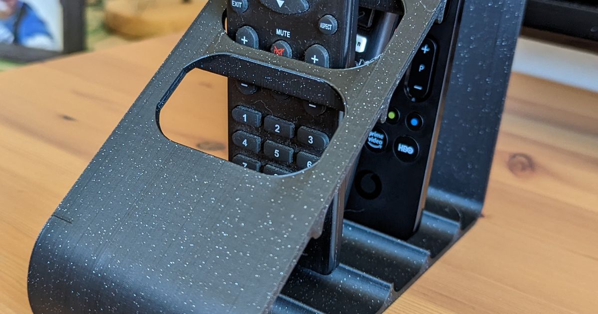 TV Remote Stand by Biny | Download free STL model | Printables.com