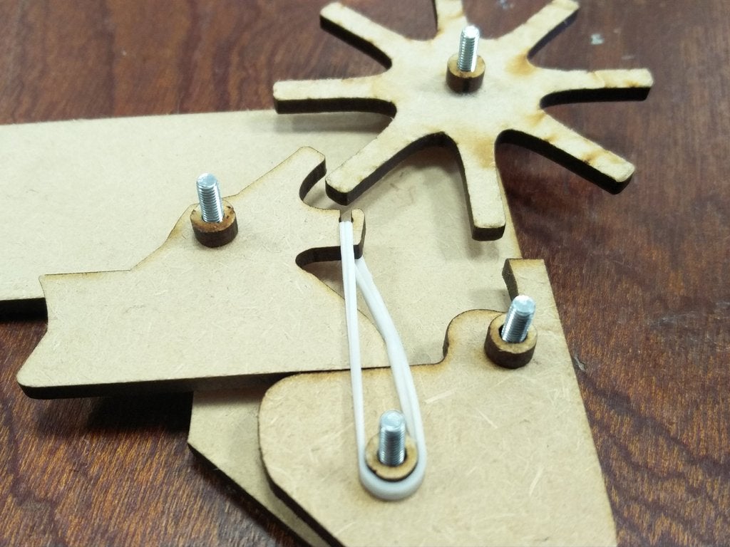 Laser Cut Rubber Gun (Simple) by Siebe | Download free STL model ...