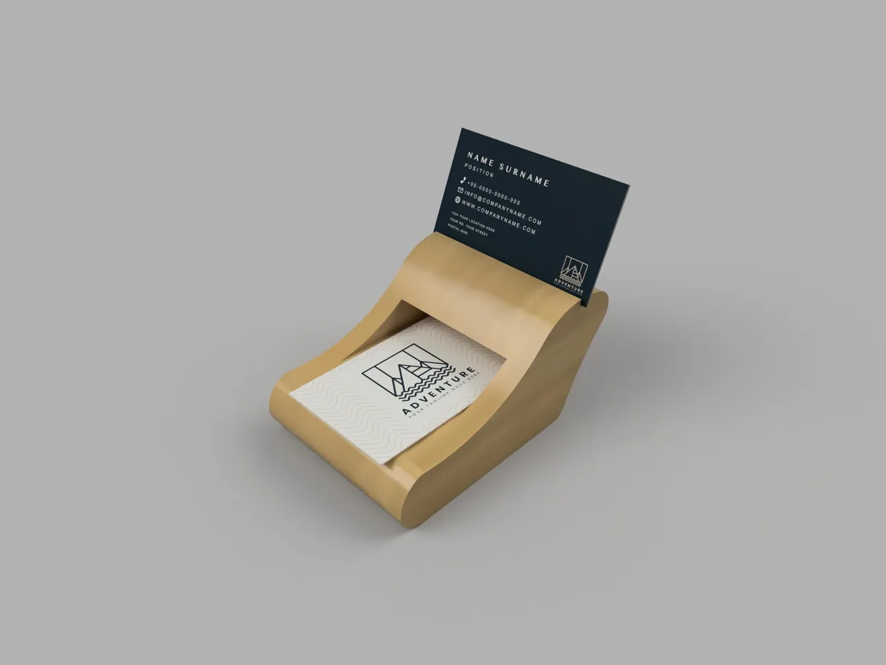 Business Card Holder by Andrei | Download free STL model | Printables.com