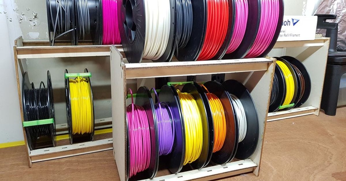 Filament Spool Storage System by Siebe | Download free STL model ...