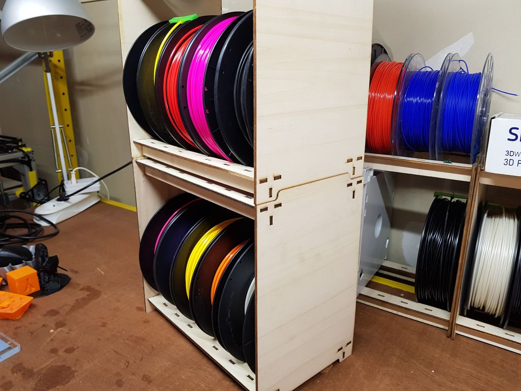 Filament Spool Storage System by Siebe | Download free STL model ...