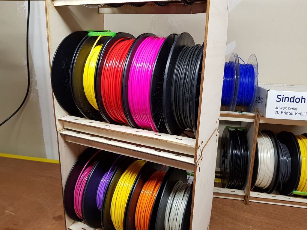 Filament Spool Storage System by Siebe | Download free STL model ...