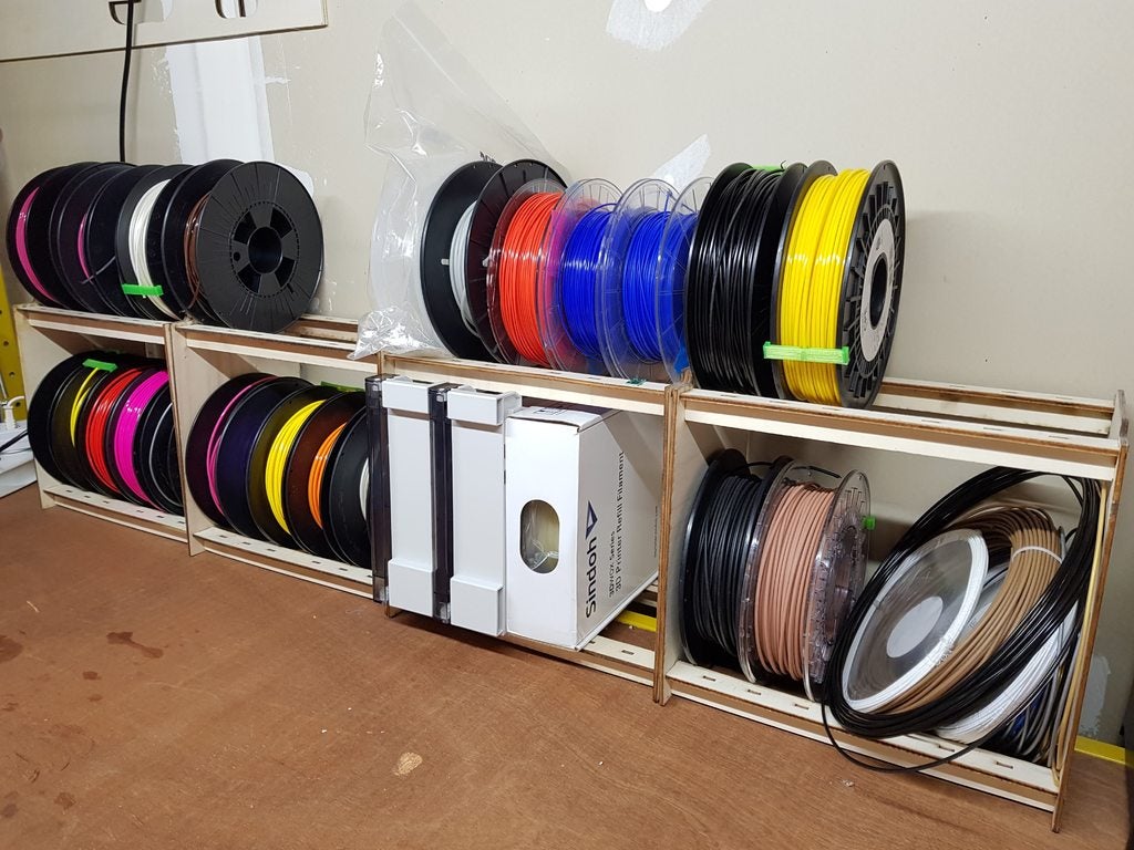 Filament Spool Storage System by Siebe | Download free STL model ...