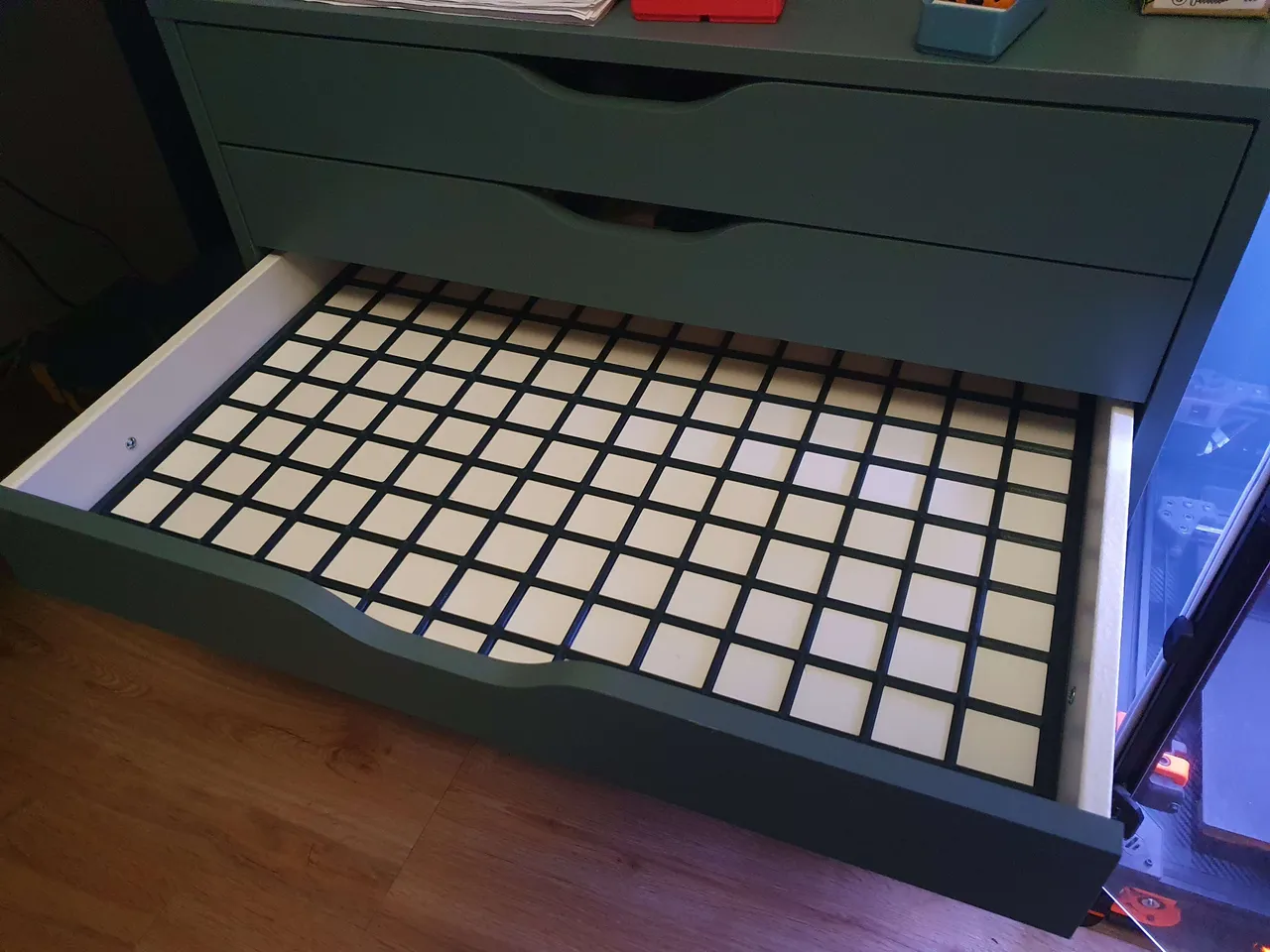 IKEA ALEX (wide) Gridfinity Baseplate by Mino | Download free STL model | Printables.com