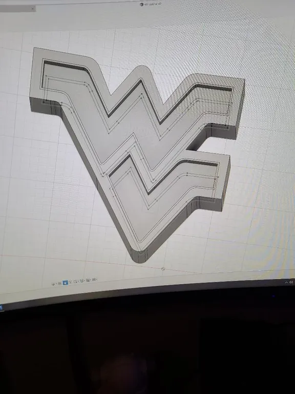 WVU LED Light W/Stand by NathanS | Download free STL model | Printables.com