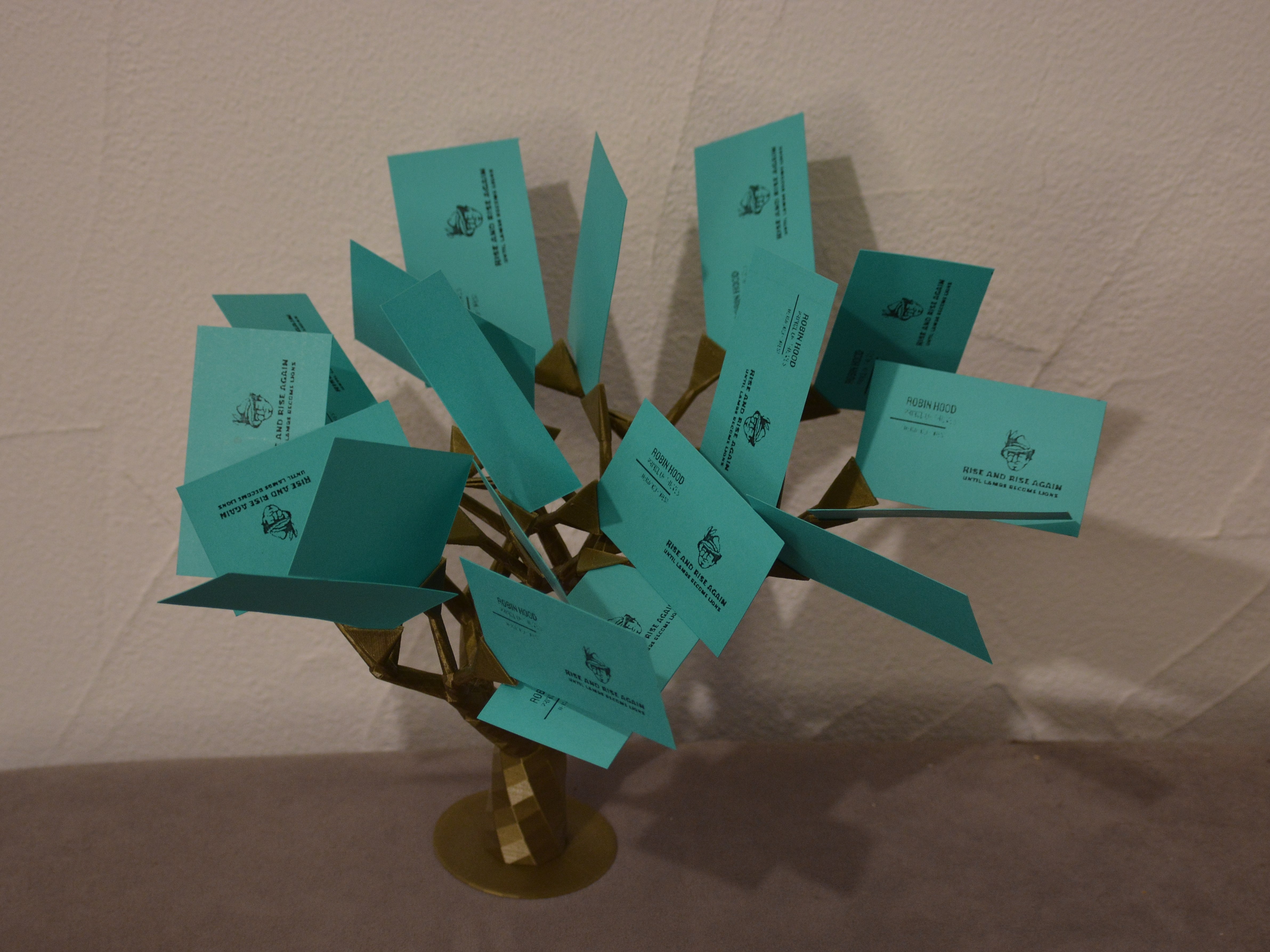Business card tree by Tifn | Download free STL model | Printables.com
