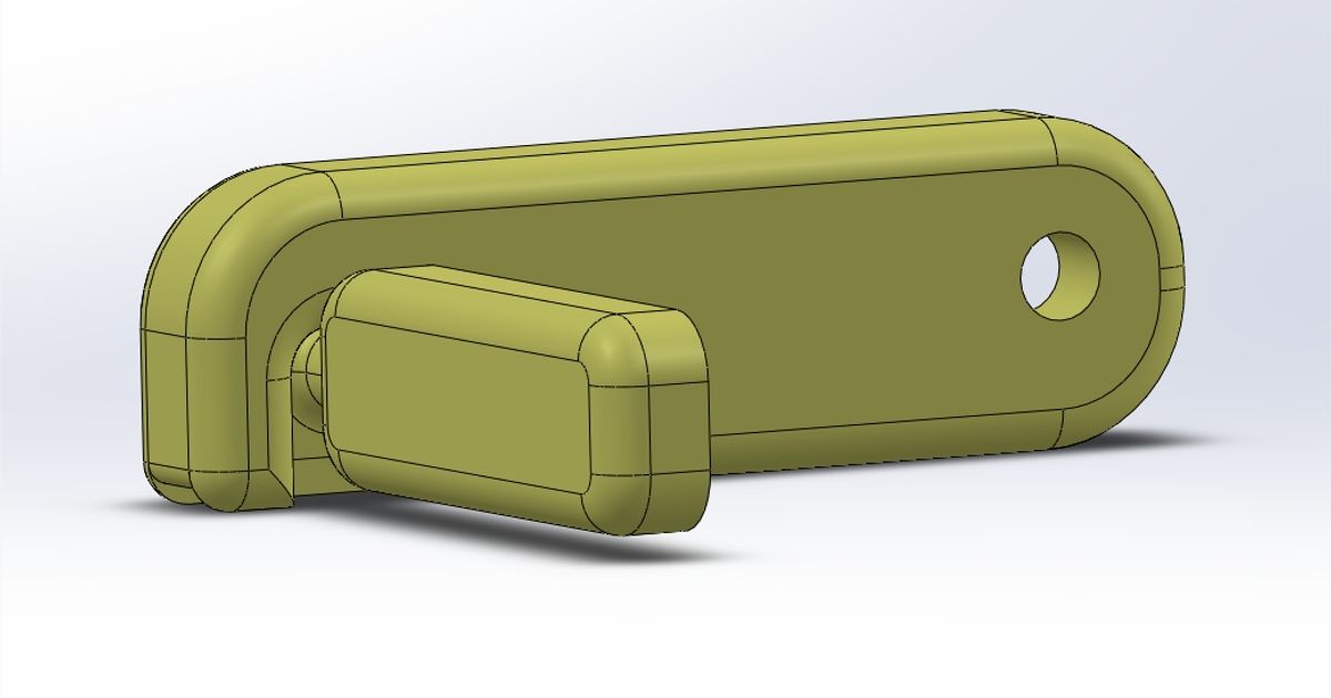 Door lock por Tomaž Murko | Descargar modelo STL gratuito | Printables.com
