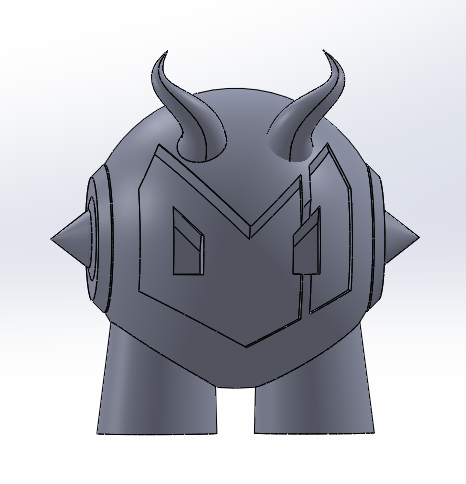 Marvin evil with horn by omimi | Download free STL model | Printables.com