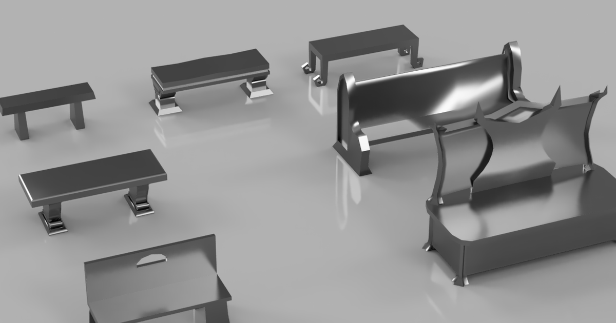 Everquest Bench Models by BenBreaksThings | Download free STL model ...