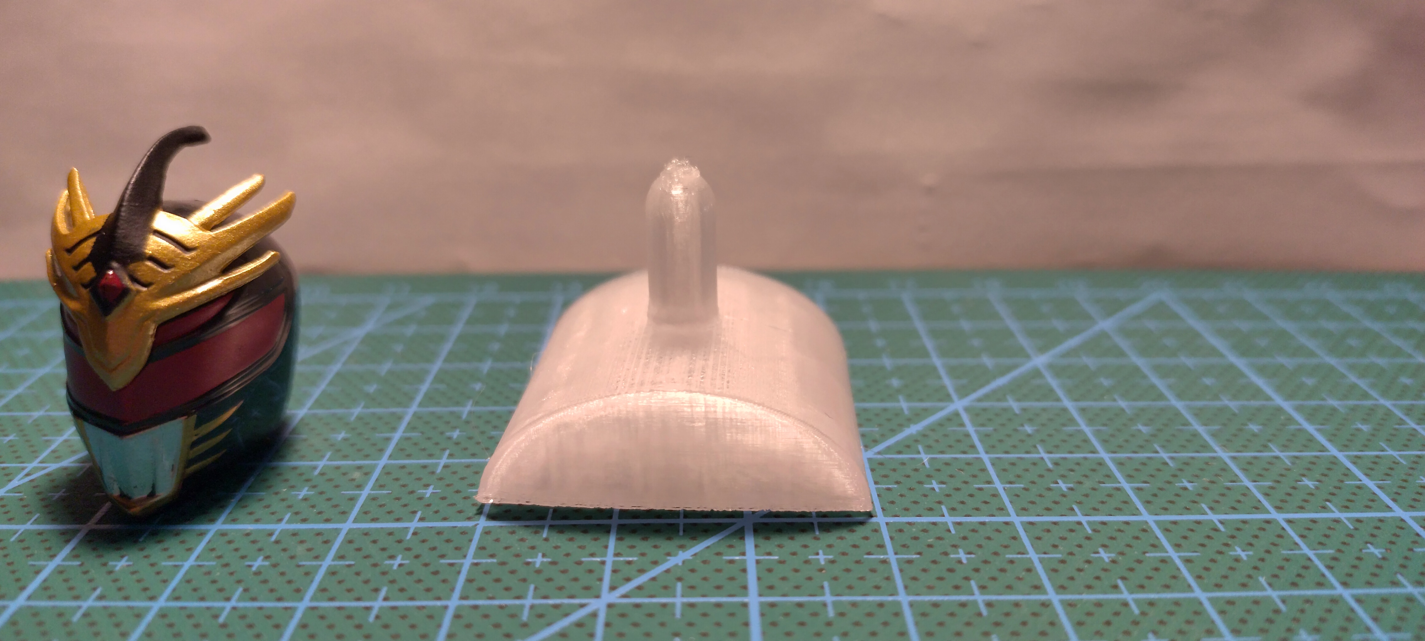 Power Rangers Lightning Collection Helmet Stand by Yuudai | Download ...