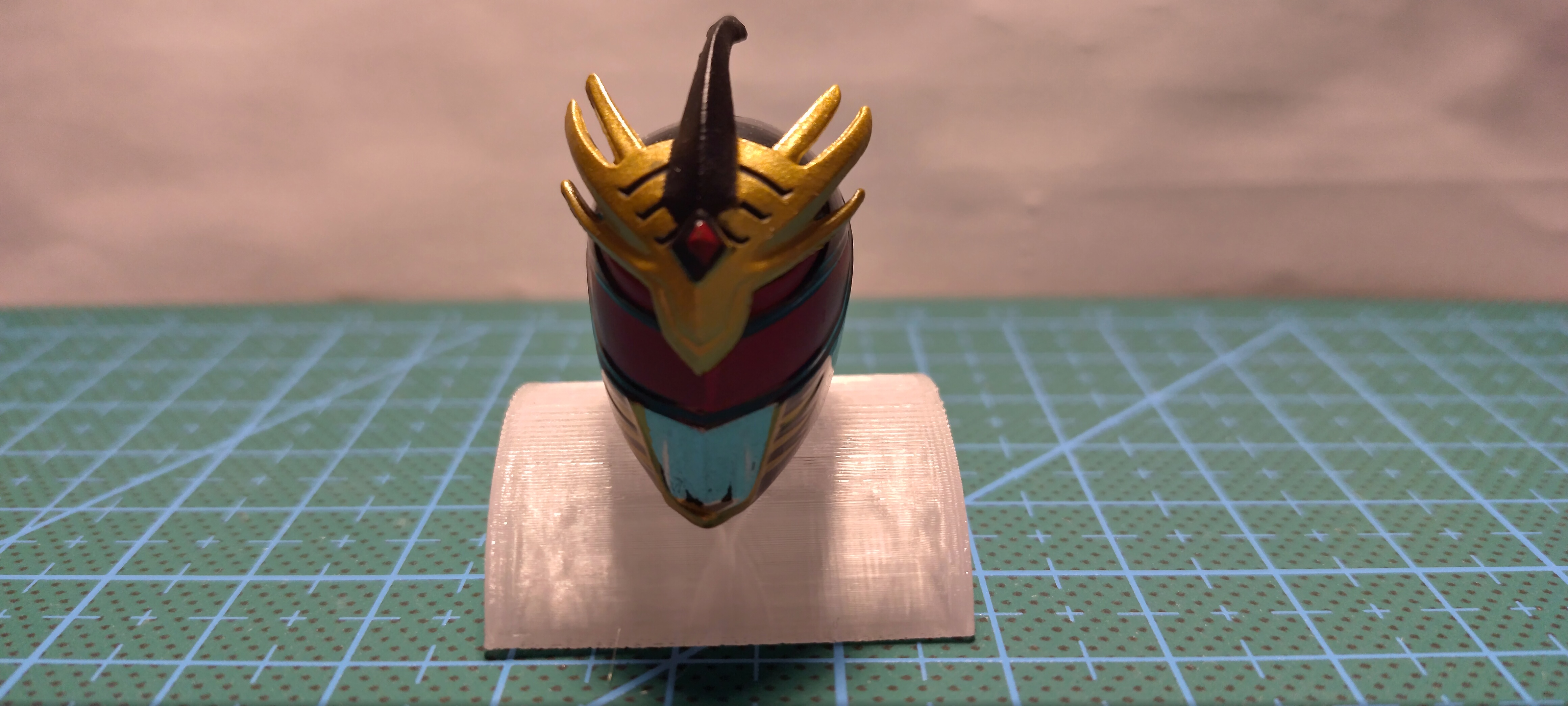 Power Rangers Lightning Collection Helmet Stand by Yuudai | Download ...