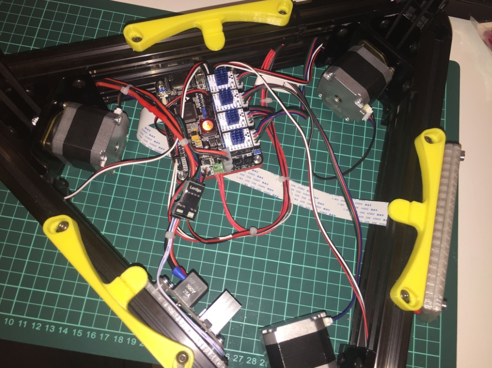 Lerdge-X mount for Anycubic Kossel (2020 profile) by Kirill_Maker ...