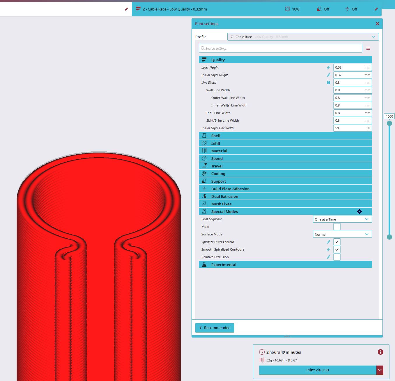 Cable Raceway for 2020 extrusion Ender 5 plus by Tuna | Download free ...