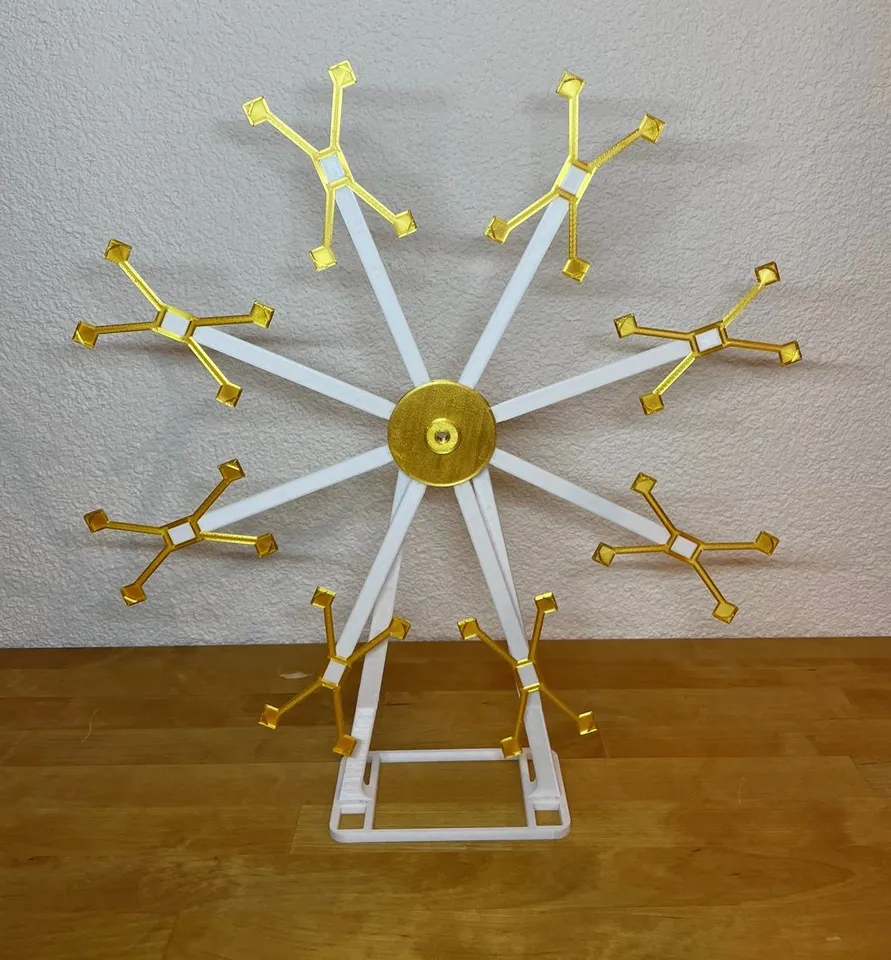 Spinning ferris wheel/ card holder by TJDesign | Download free STL ...