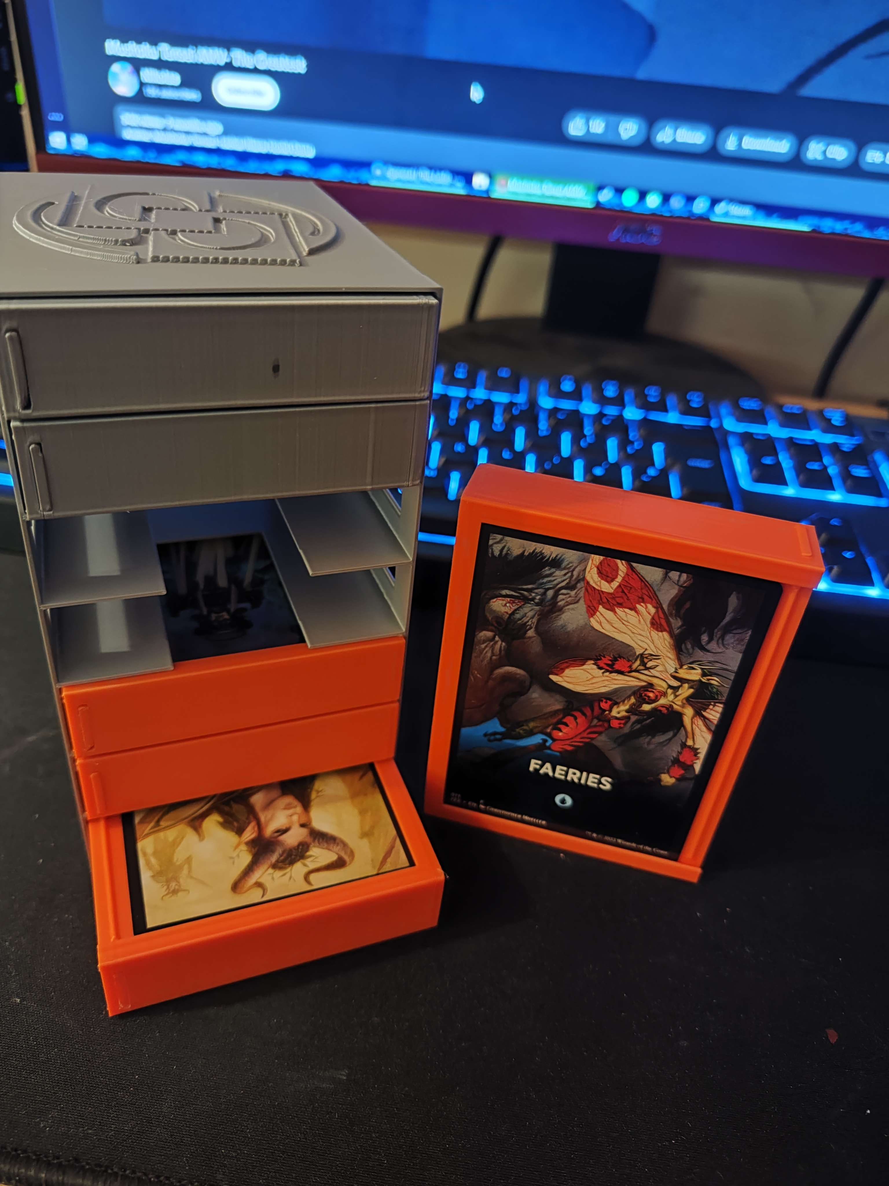 Magic: The Gathering Jumpstart 20 card case shelf by HowlingBark ...