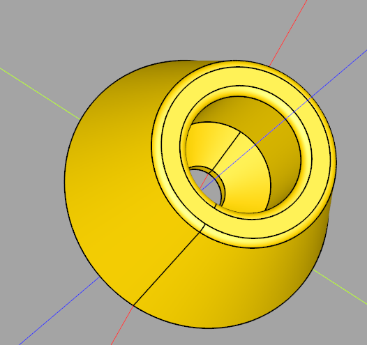 Parametric cadquery standoff conical foot for box or cake plate by ...