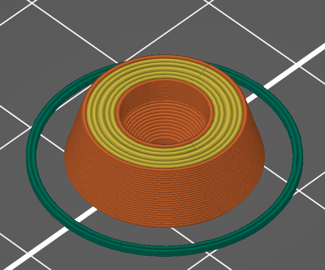 Parametric cadquery standoff conical foot for box or cake plate by ...