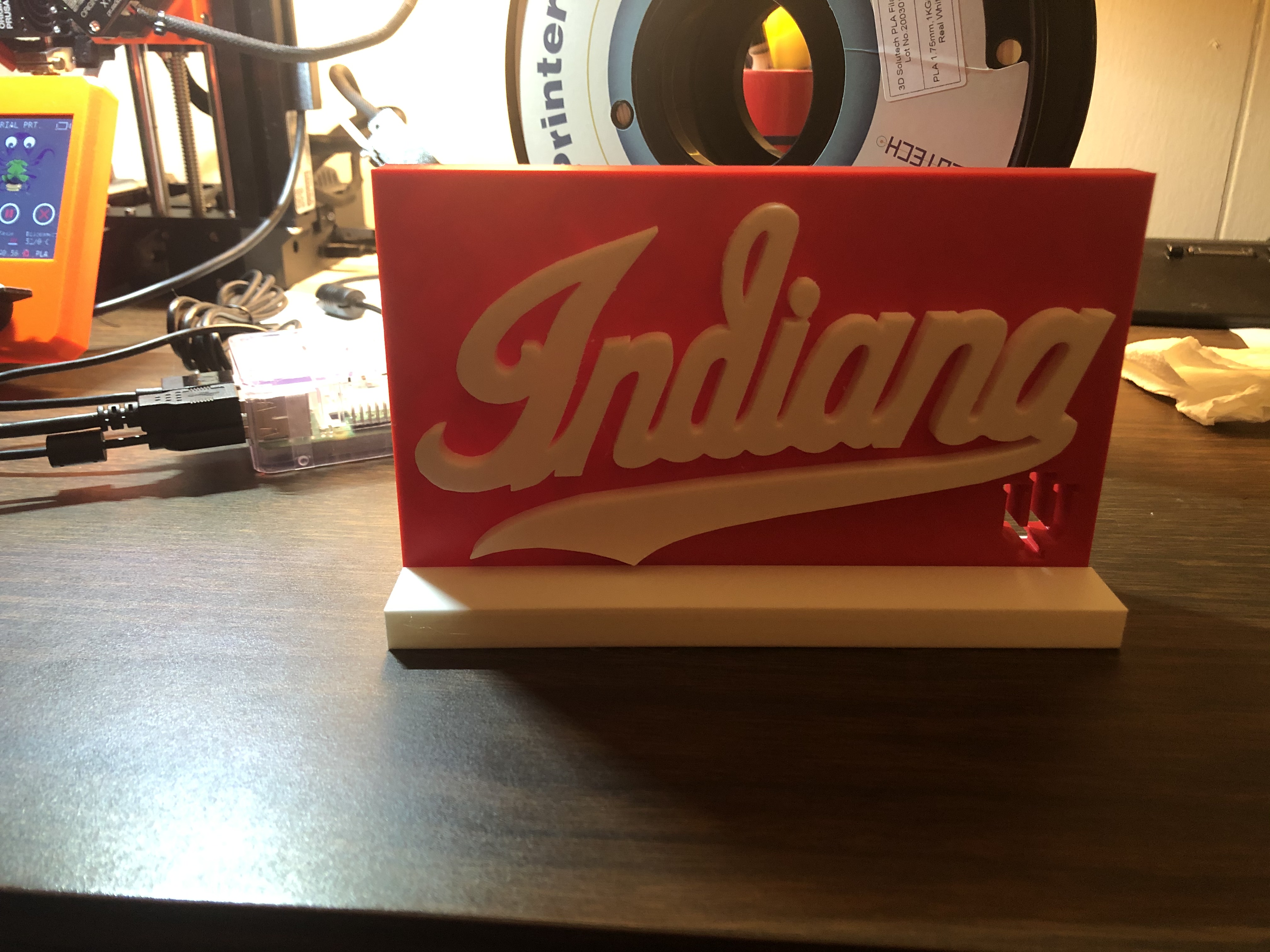 Script Indiana with base by naturalhoosier | Download free STL model ...