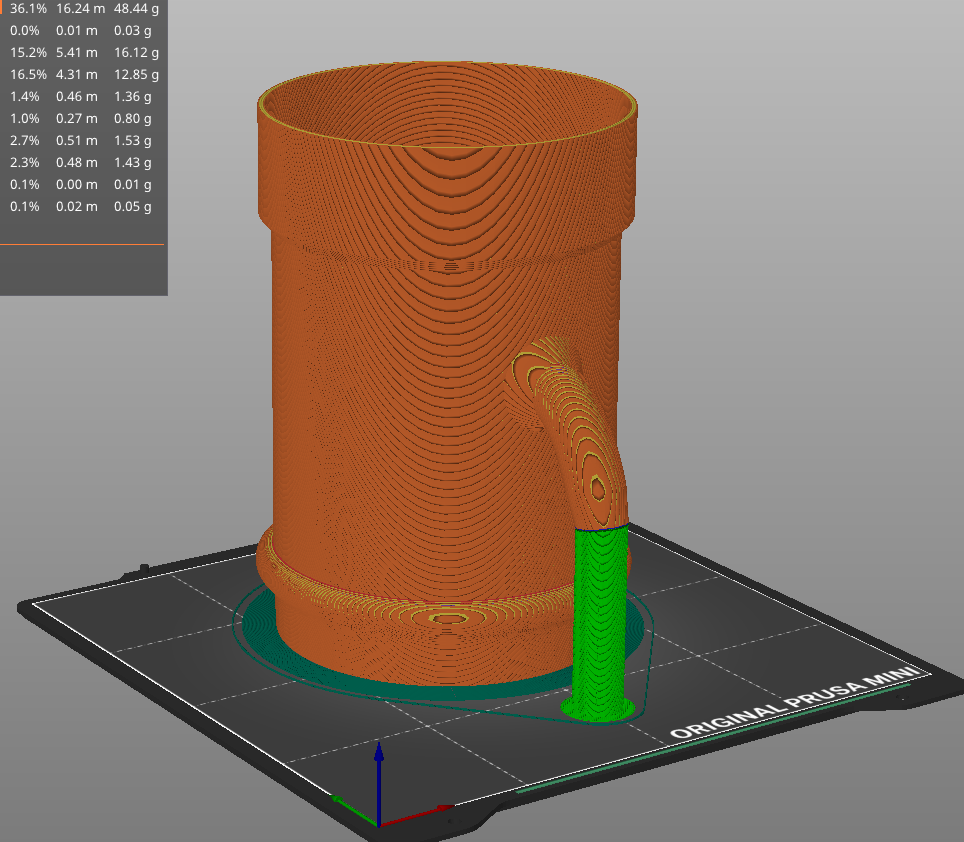 Rain water collector 100mm by bliiben | Download free STL model ...