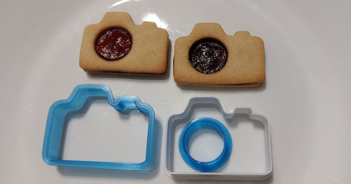 Camera cookie cutter by Šárka Vaníková | Download free STL model ...