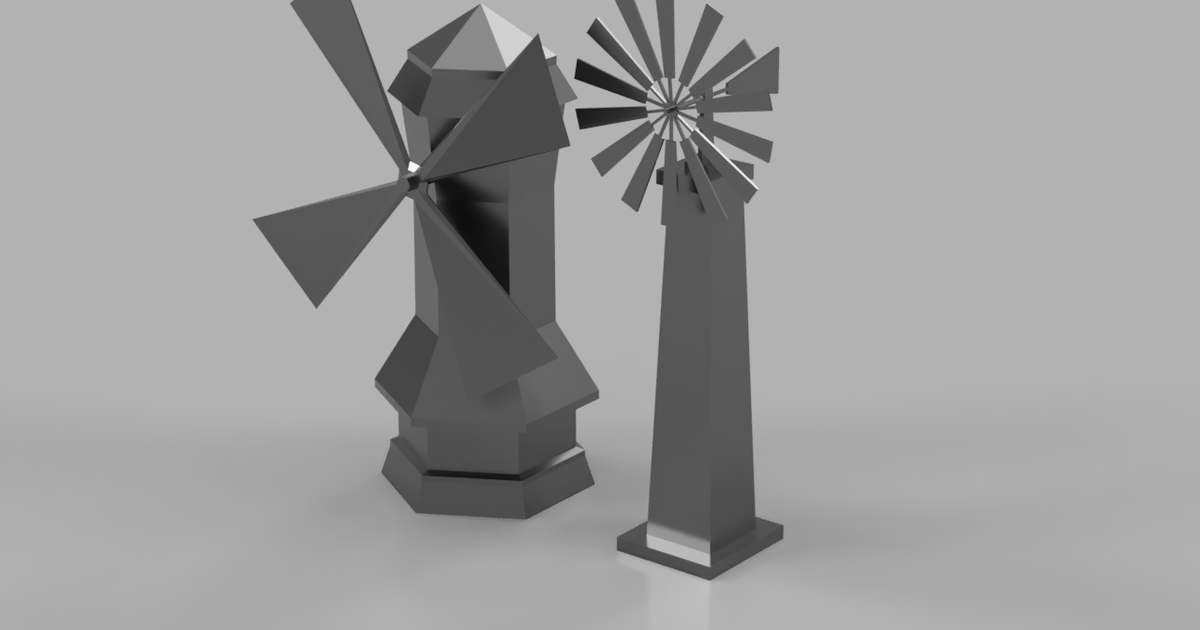 Everquest Windmill Models by BenBreaksThings | Download free STL model ...