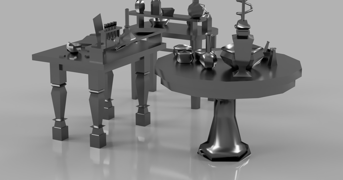 Everquest Alchemy Table Models by BenBreaksThings | Download free STL ...
