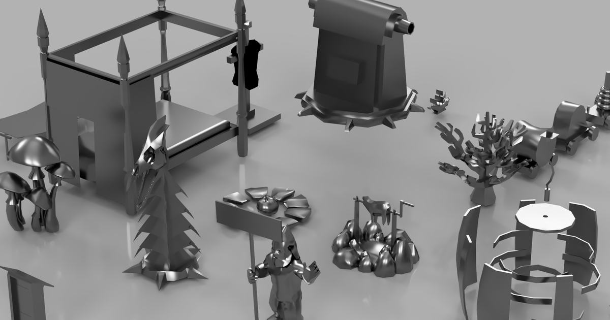 Everquest Scenic Models by BenBreaksThings | Download free STL model ...